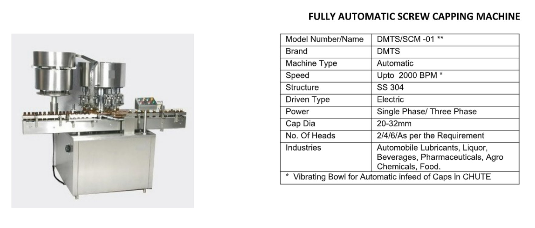 Capping Machines - Dynamic Multitech Solutions